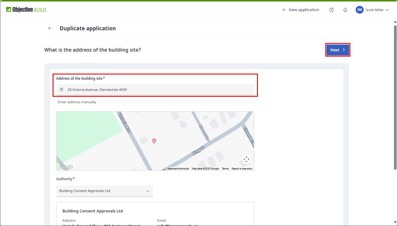 Start an application