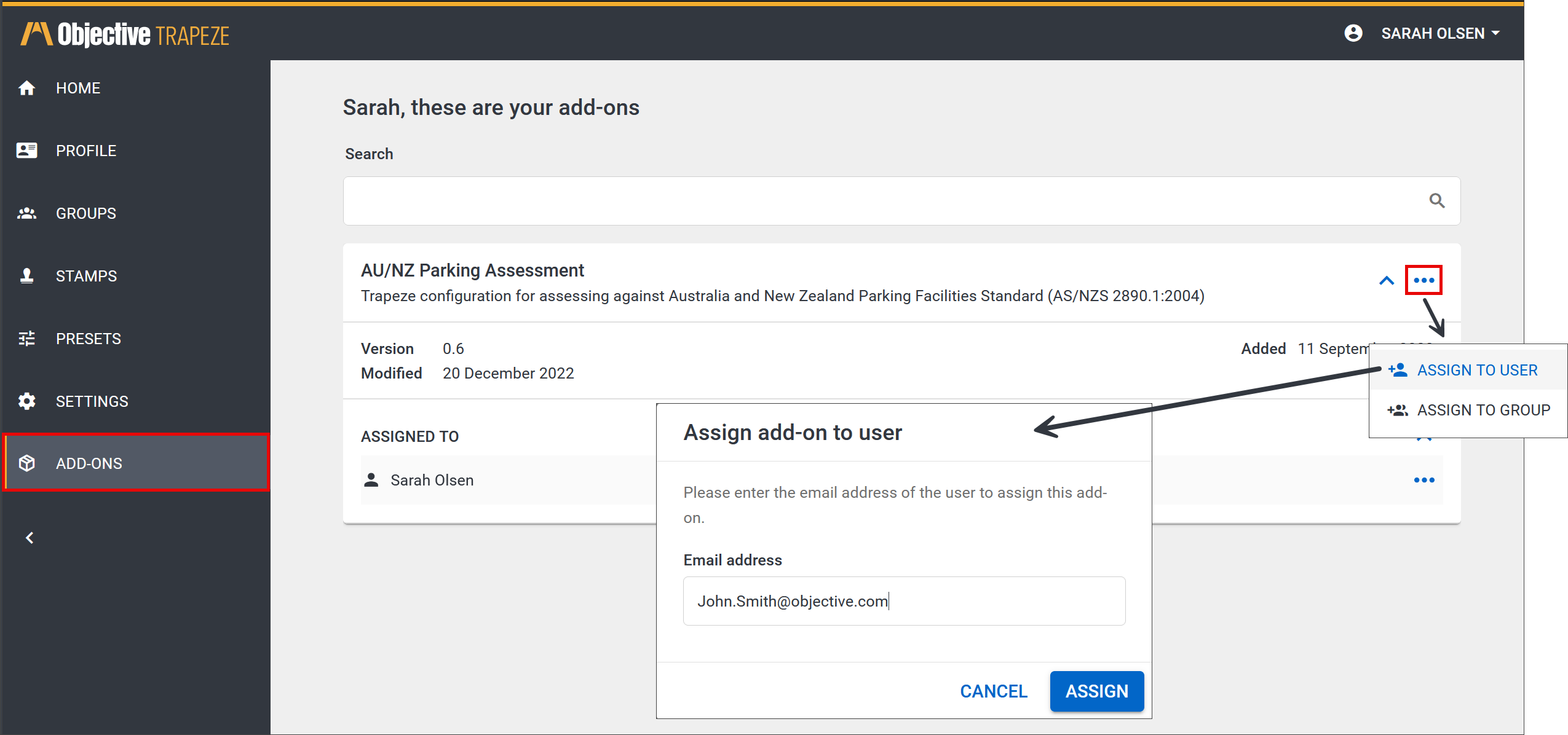 Assessment add-ons